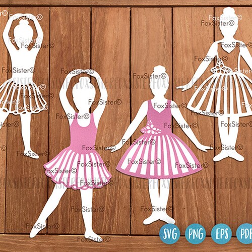 Ballerina Svg Ballerina Dress Svg Little Girl Ballet Dancer - Etsy