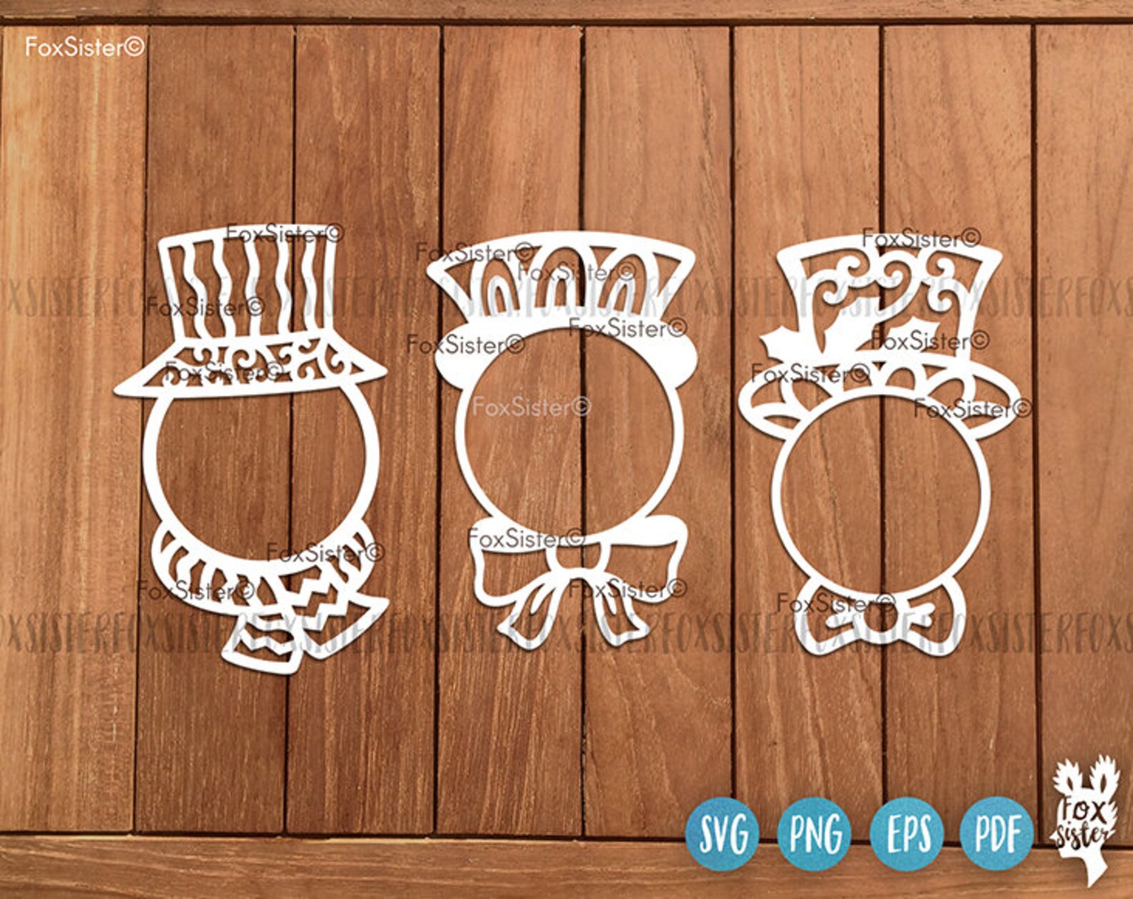 Christmas Monograms Svg Bundle, 6 Festive Monogram Frames Svg, Monogram ...