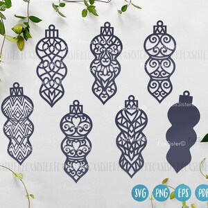 Christmas Bauble Svg Cut File Bundle for Cricut and Silhouette ...