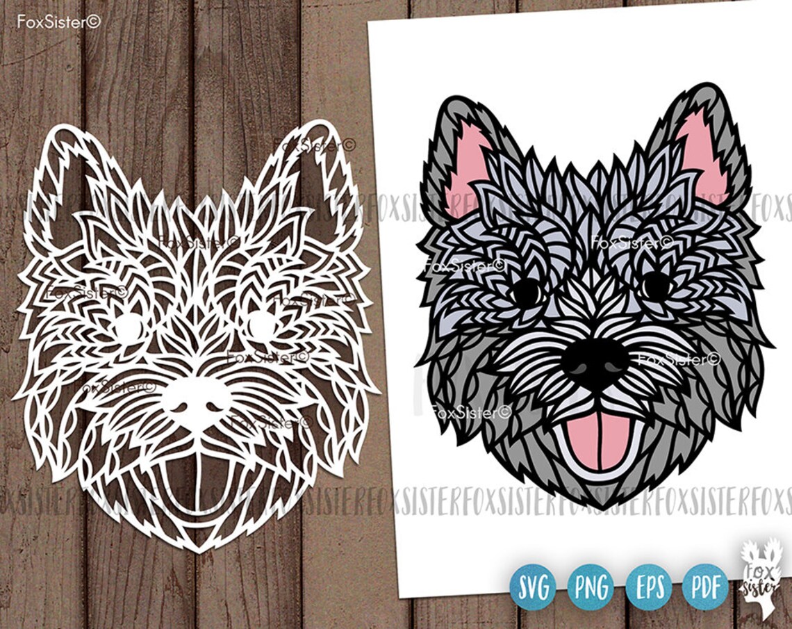 Dog Svg for Cricut and Silhouette Westie Svg Terrier Svg - Etsy