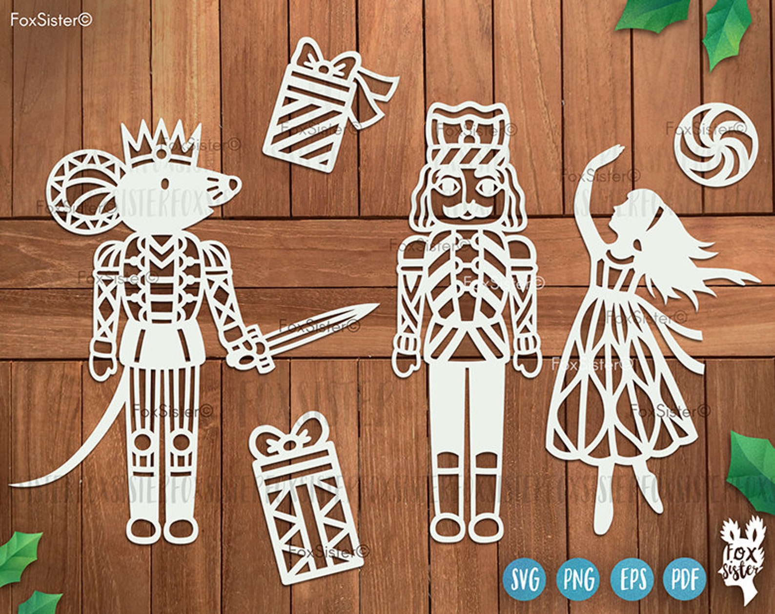 Nutcracker Svg Bundle for Cricut and Silhouette, Christmas Svg Files ...