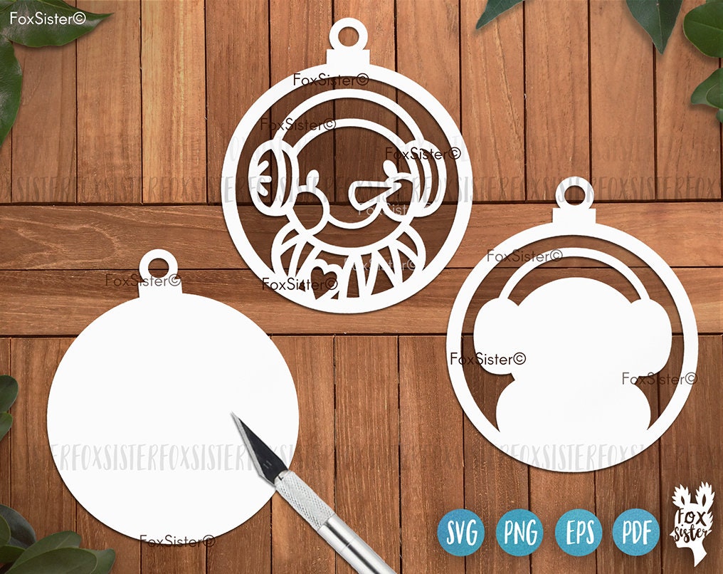 Christmas Bauble Svg Cut File Bundle for Cricut and - Etsy