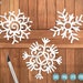 Svg Reindeer, Deer Svg Cut File Clipart, Christmas Deer, Snowflake Svg ...