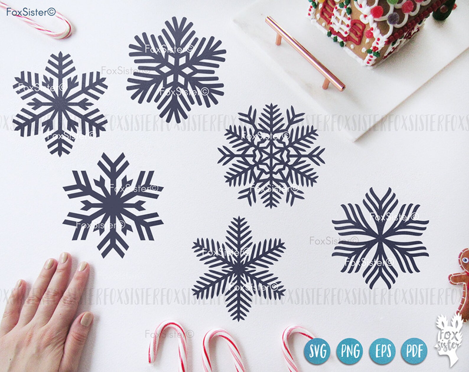 Snowflakes SVG Bundle SET 11 for Cricut and Silhouette | Etsy