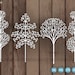 Decorative Trees Svg Cut File for Cricut and Silhouette, Woodland Svg ...