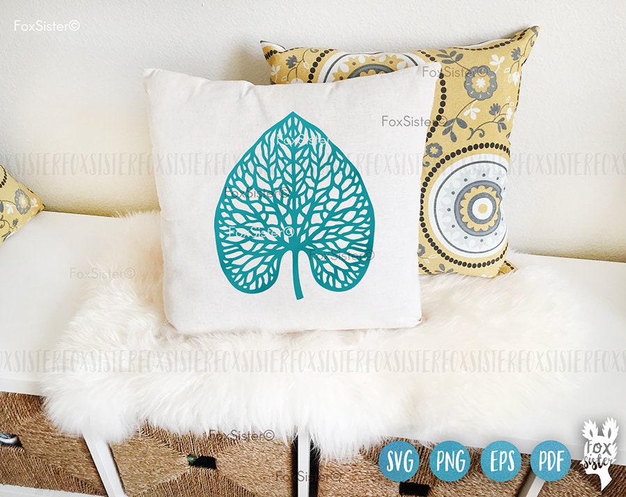 Big Leaves Svg for Cricut and Silhouette, Leaf Svg, Nature Svg, Leaves ...
