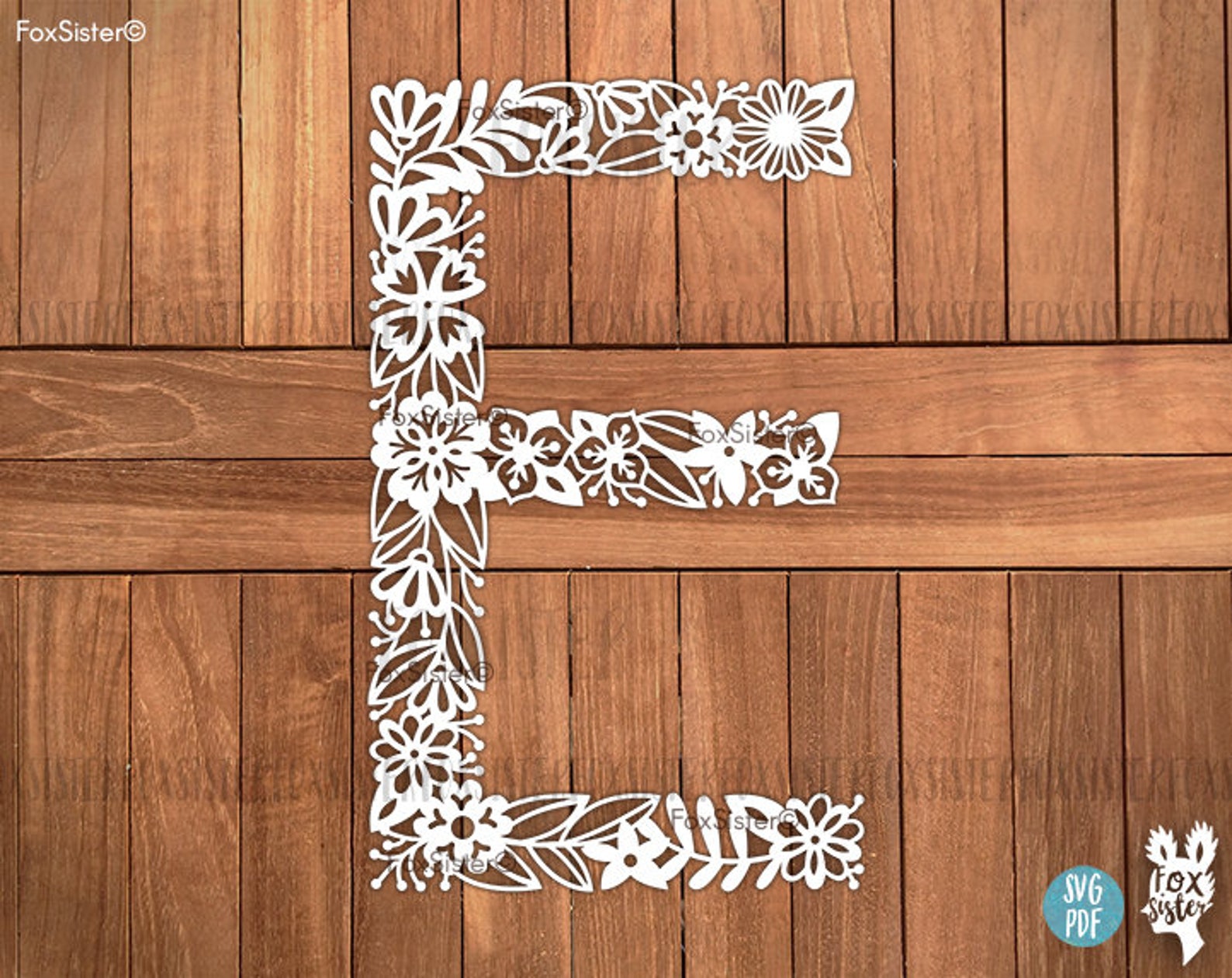 Floral Letter E Svg Floral Detailed Alphabet Svg Cut File - Etsy