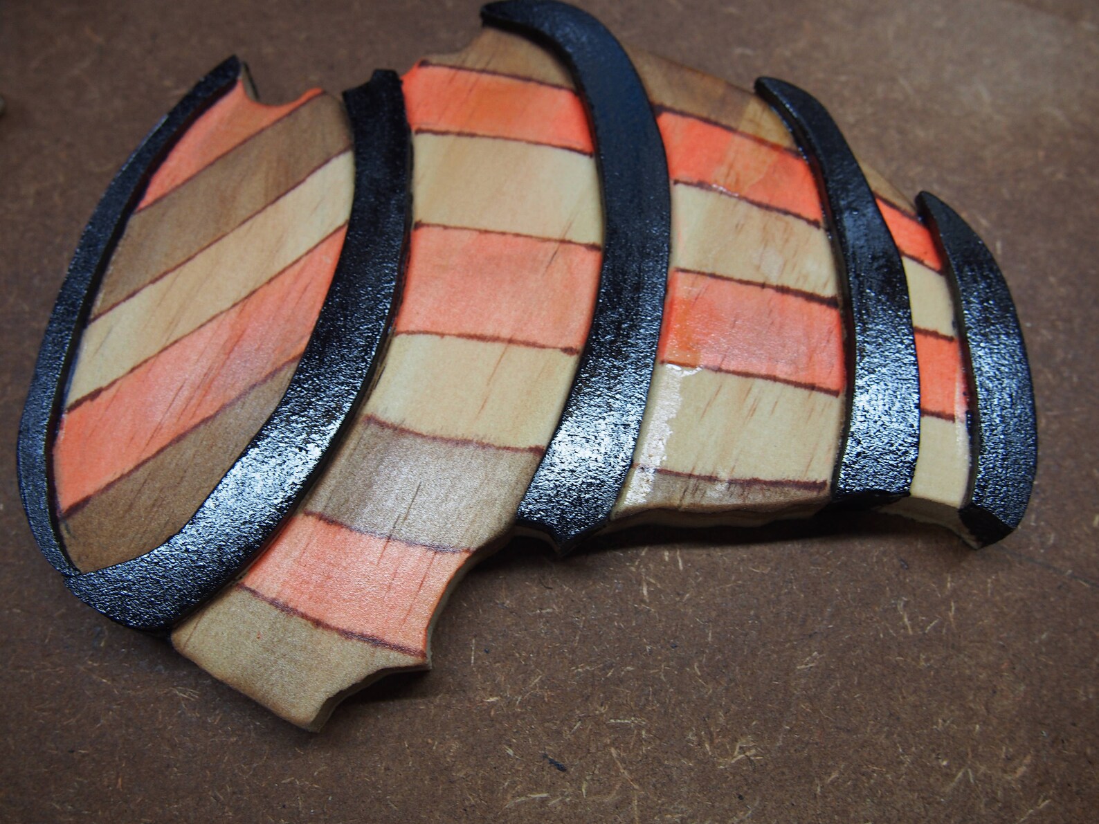 Donkey Kong 3D Segmented Wood Intarsia Pattern for DIY. Woodturning ...