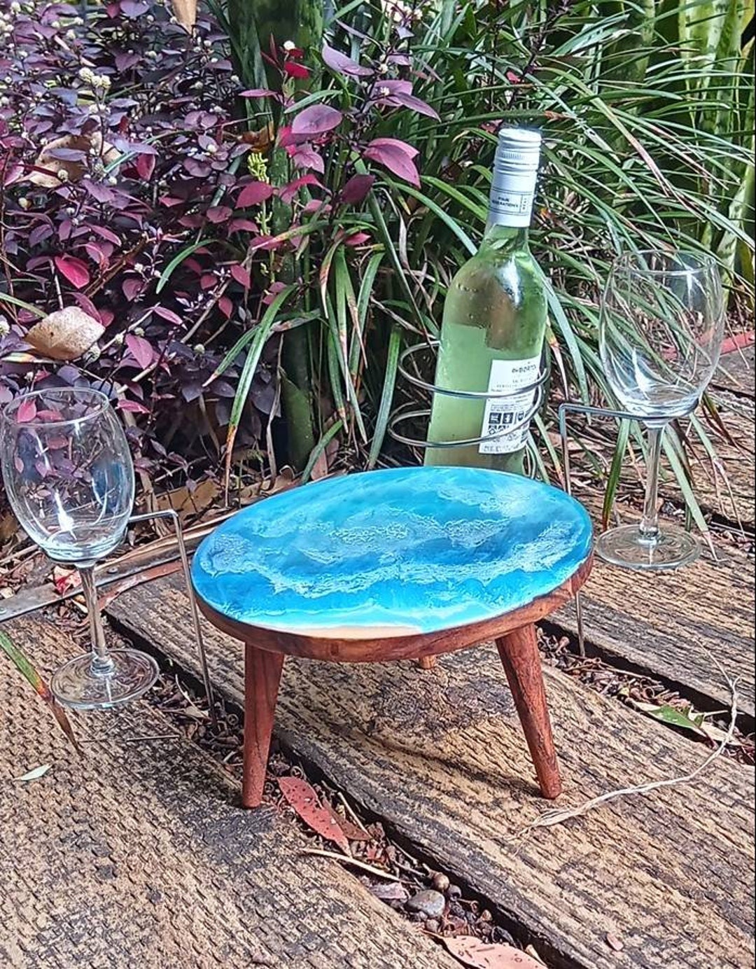 Camping Outdoor Portable Snack Table. Use Alone or With the Boxed 2 ...