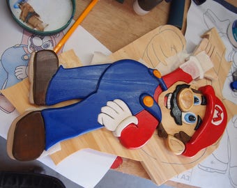 Yosemite Sam 3D Segmented Wood Intarsia Pattern for DIY. | Etsy