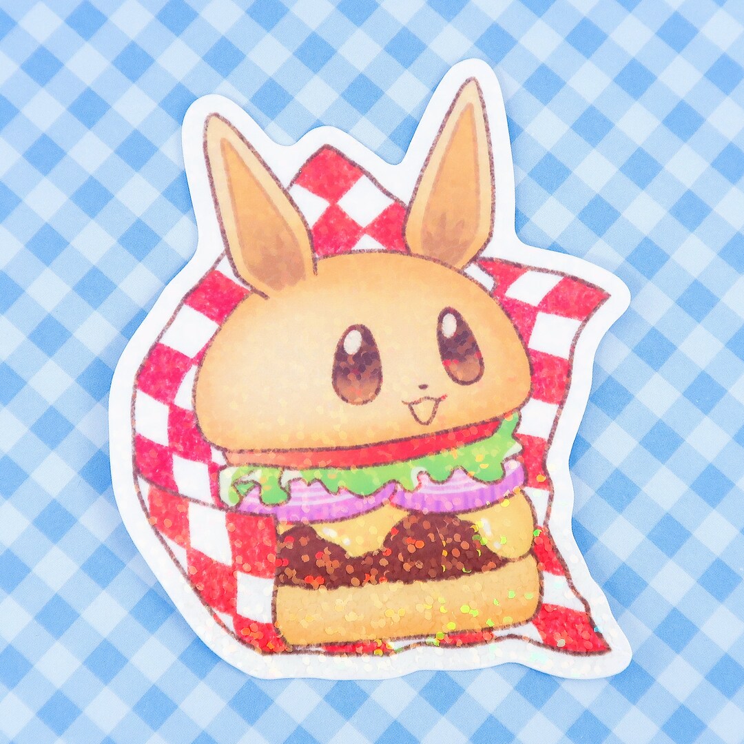 Eevee Burger Sticker - Etsy