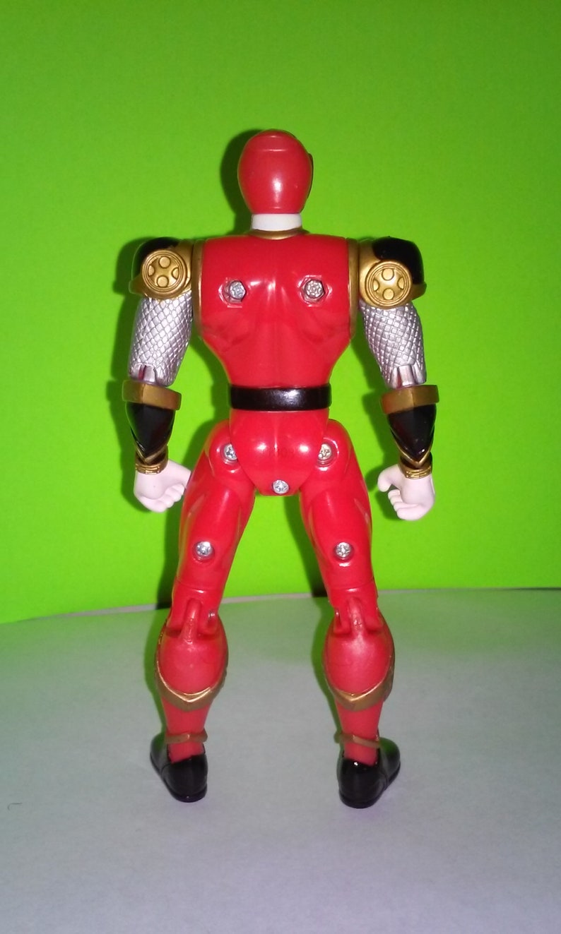 Power Rangers Ninja Storm Red Wind Ranger Bandai Action Figure - Etsy