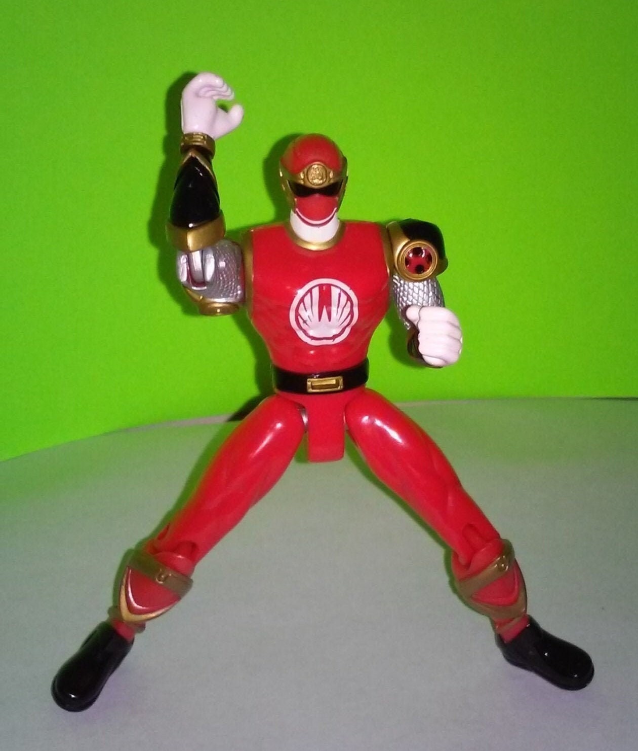 Power Rangers Ninja Storm Red Wind Ranger Bandai Action Figure - Etsy