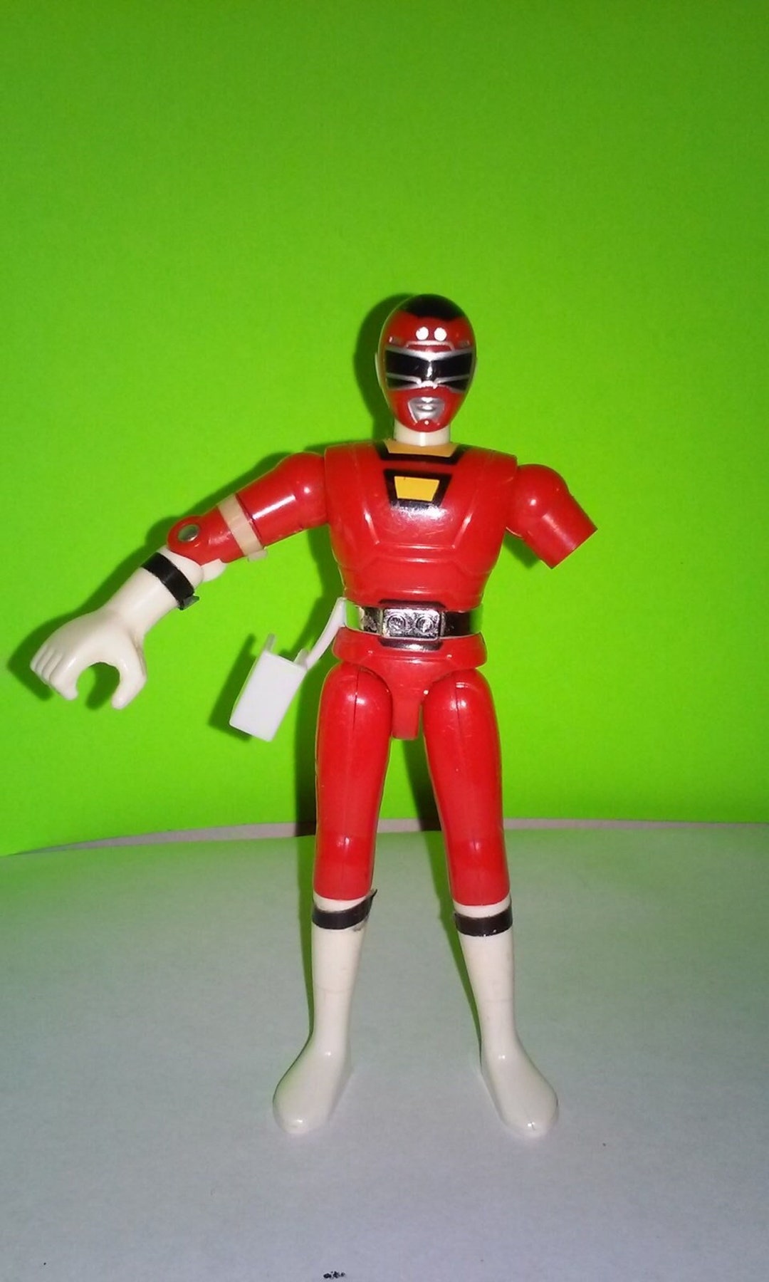 Power Rangers Red Turbo Ranger 1997 Vintage Action Figure - Etsy