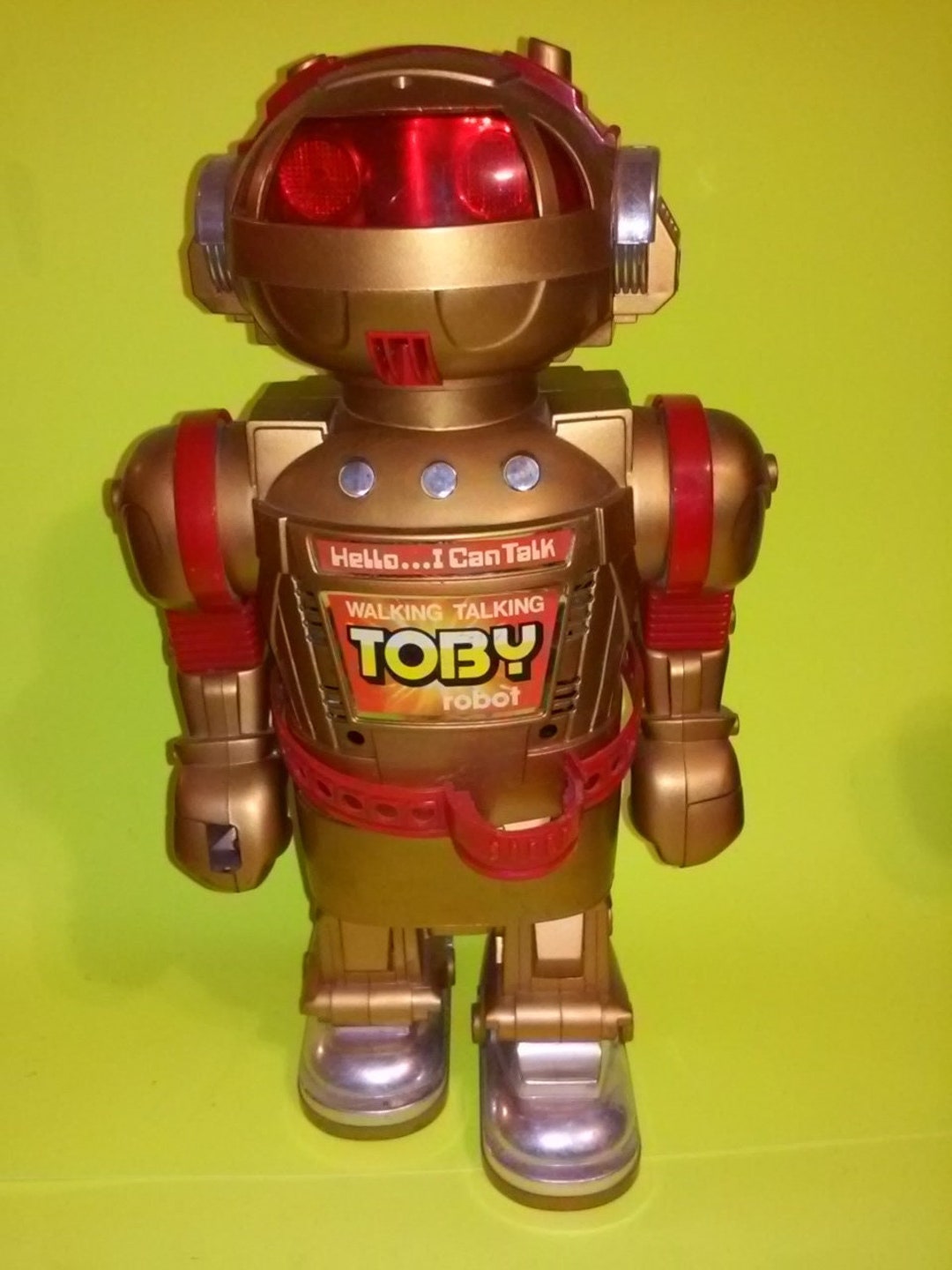 Toby Robot AT2 Talking Walking 15 Inch Space Robot Figure 1986 - Etsy