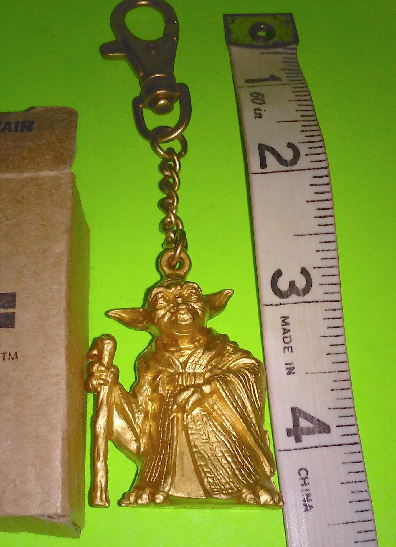Star Wars Trilogy Yoda Figure Key Chain - Etsy