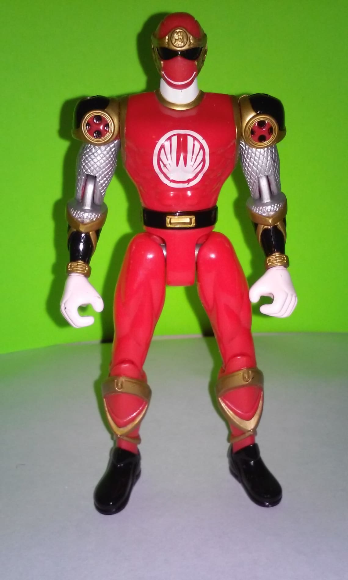 Power Rangers Ninja Storm Red Wind Ranger Bandai Action Figure - Etsy