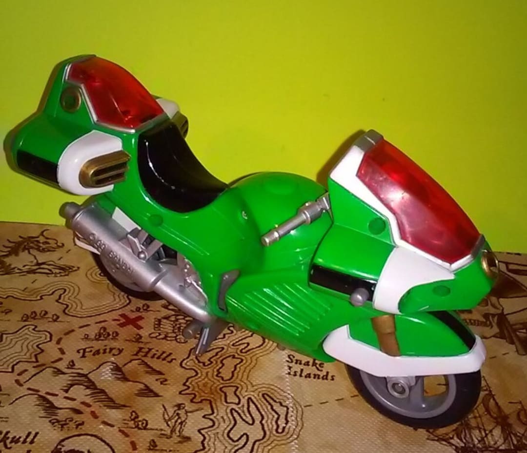 Power Rangers Lightspeed Rescue Green Ranger Cycle 1999 - Etsy