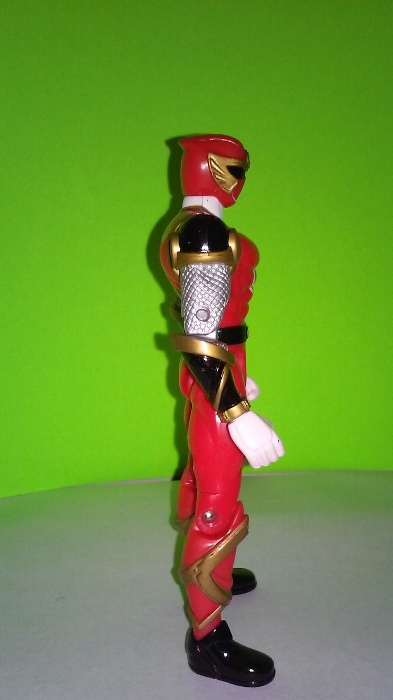 Power Rangers Ninja Storm Red Wind Ranger Bandai Action Figure - Etsy