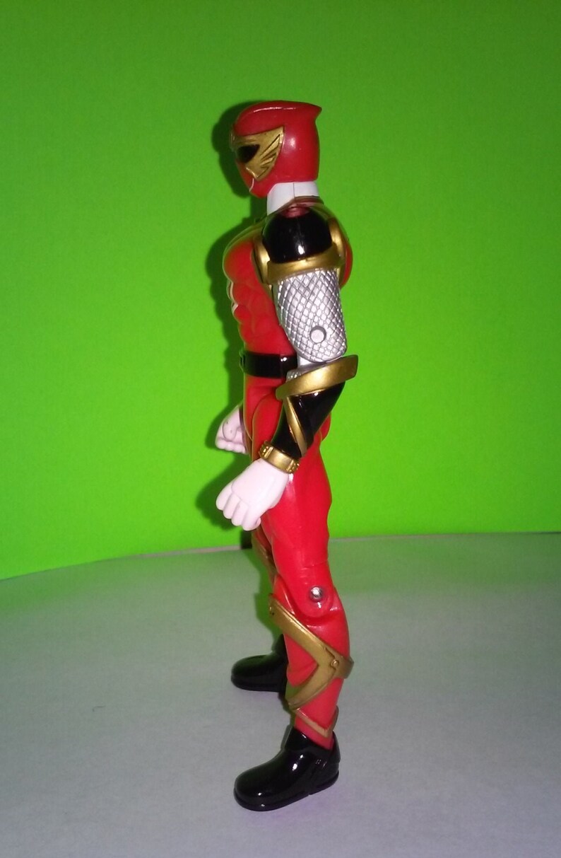 Power Rangers Ninja Storm Red Wind Ranger Bandai Action Figure - Etsy