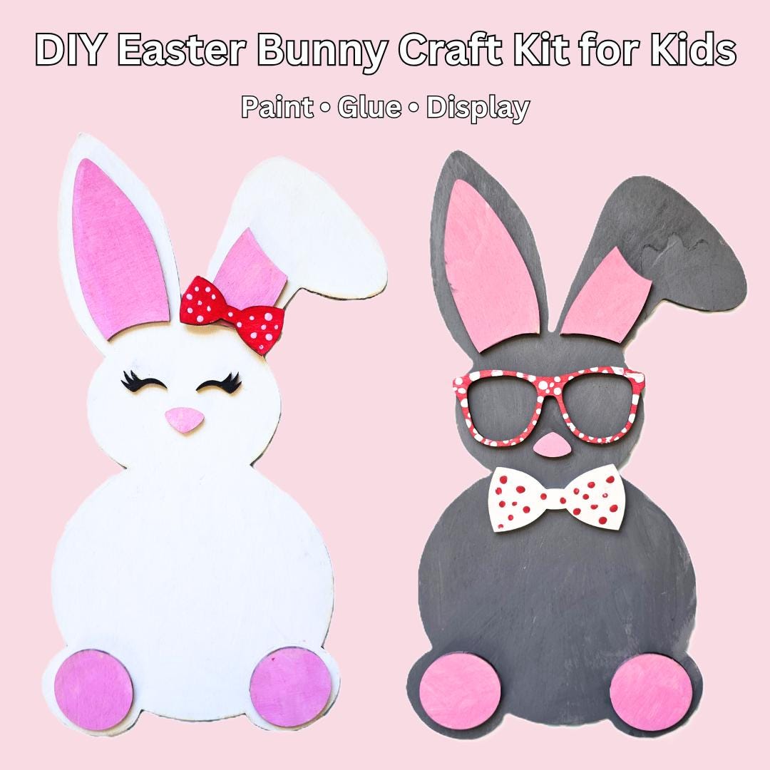 DIY Easter Bunny Craft Kit for Kids | Paint Your Own Bunny | Easter ...