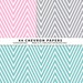 Chevron Digital Paper Pack 12" X 12" Commercial and Personal Use ...