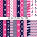 Nautical Digital Paper Pack 12" X 12" Commercial and Personal Use ...