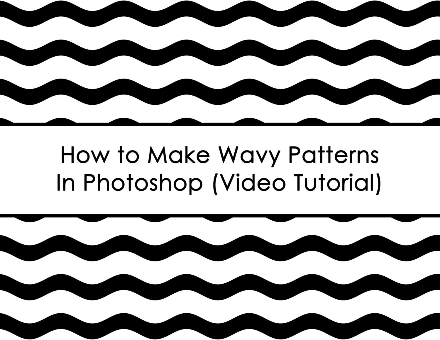 How to Make Wavy Patterns in Photoshop Ecourse Allaboutthehouse How to ...