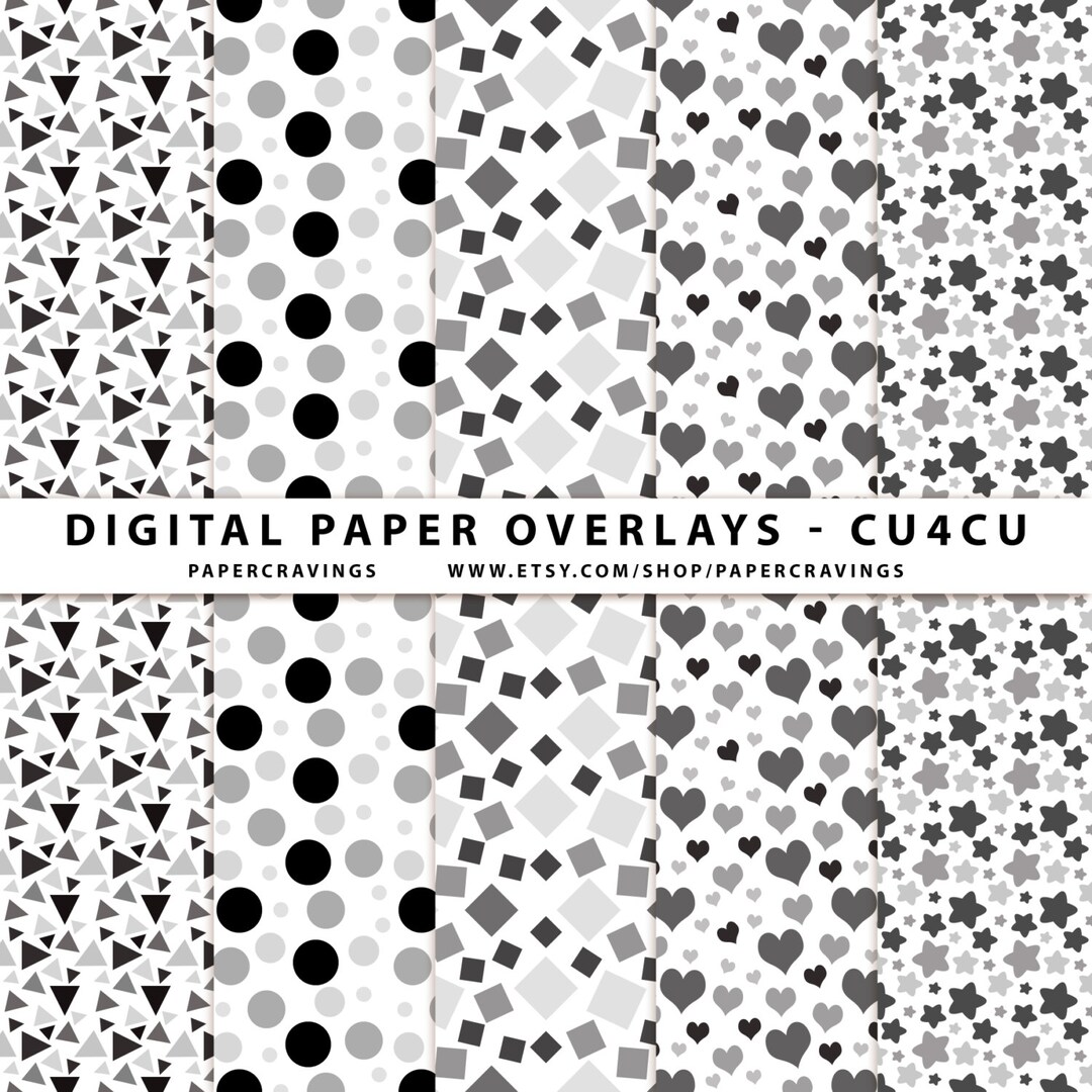 Confetti Digital Paper Overlay Paper Repeating Pattern Photoshop Dot ...