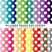 Polka Dot Large Digital Paper Pack 12" X 12" Commercial and Personal ...