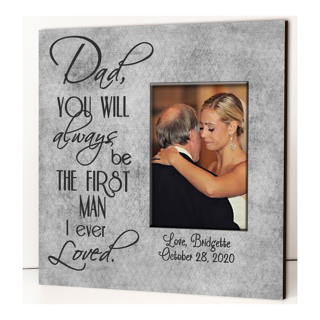 Personalized Father of the Bride Picture Frame, Wedding Gift, Father ...