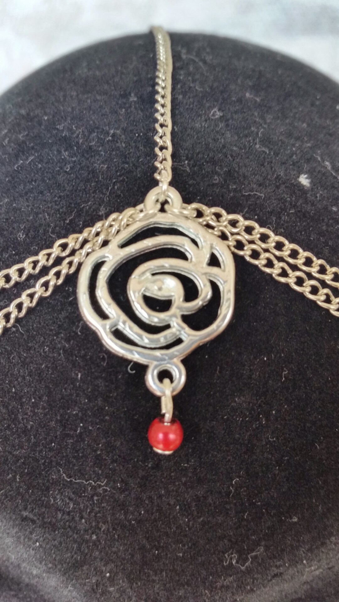 Rose Head Chain - Etsy