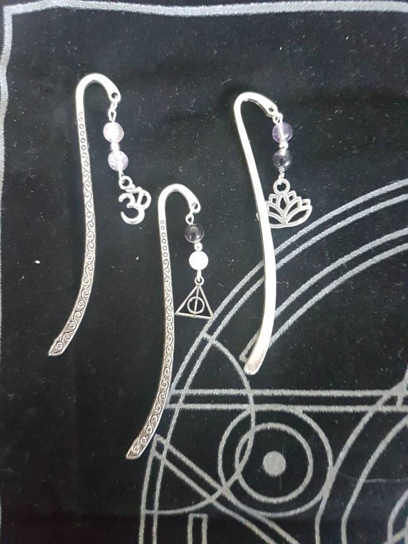 Handcrafted Silver Bookmarks - Etsy UK