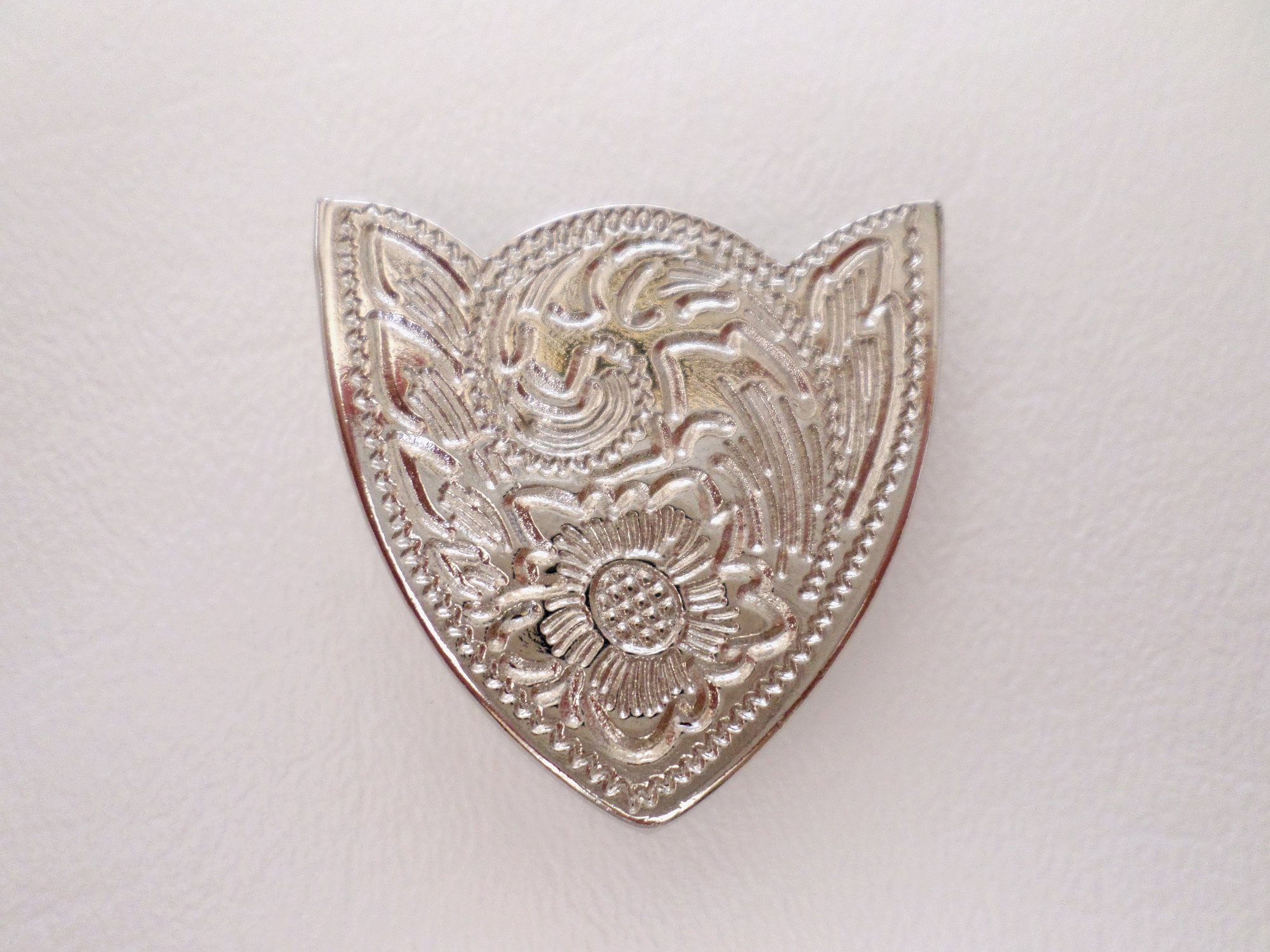 Belt Tip End for 1 1/2 inch 3.8 cm Belt Silver Finish Metal | Etsy