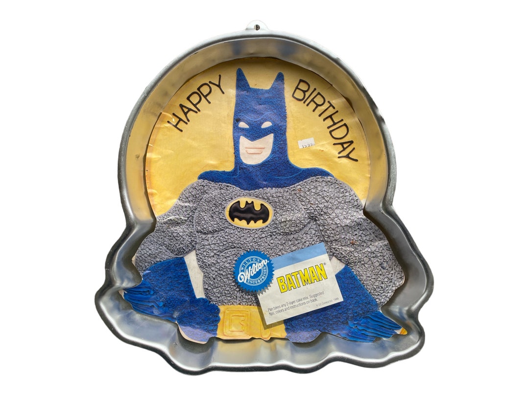 Wilton Batman Vintage Cake Pan With Original Insert - Etsy