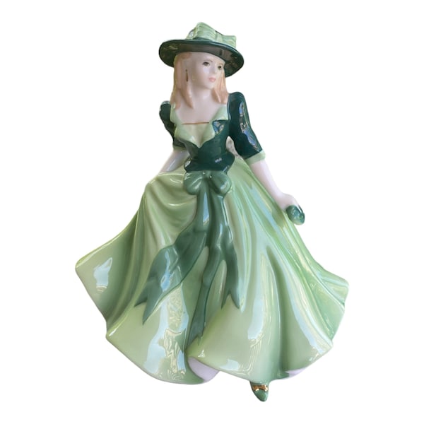 Royal Worcester Lady Figurine - Etsy