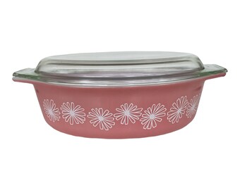 Pyrex Daisy Pink - Etsy