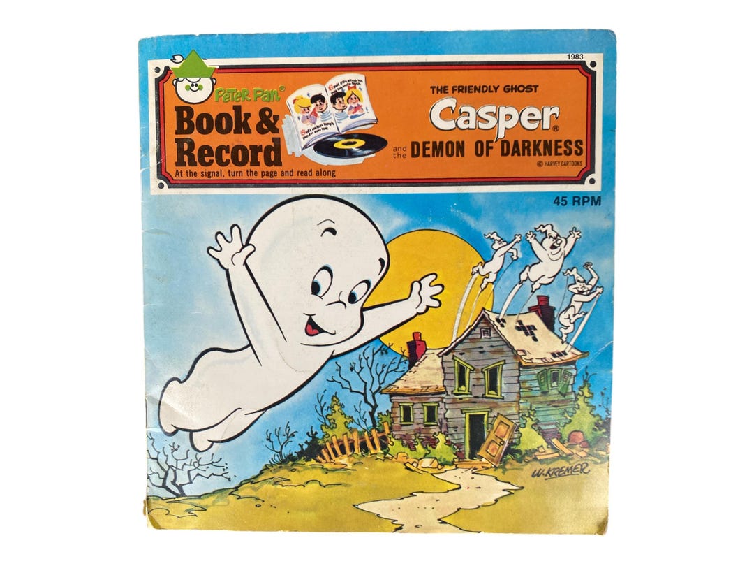 Peter Pan casper the Friendly Ghost and the Demon of Darkness 45 Vinyl ...