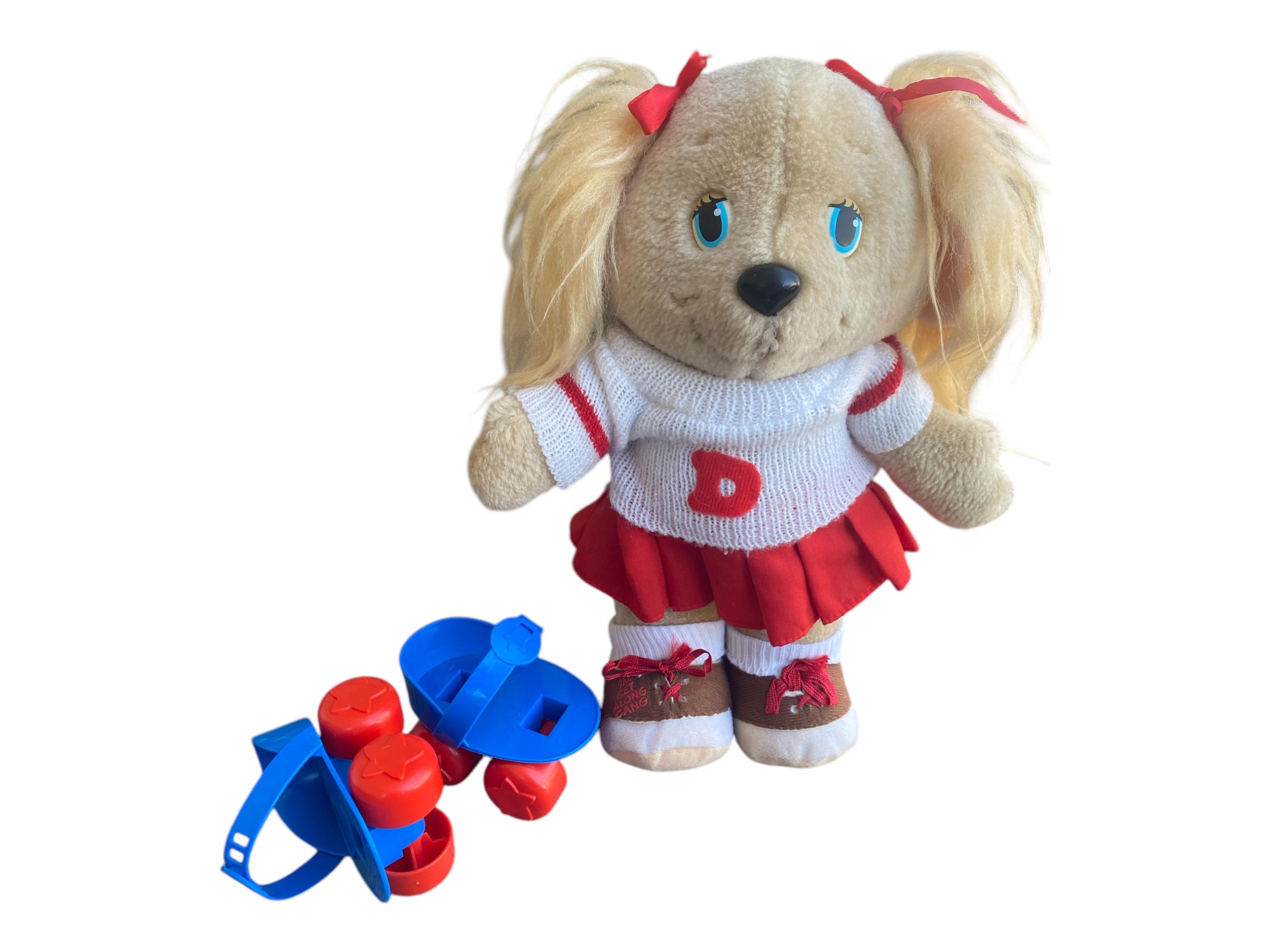 Get Along Gang Dotty Dog Plush With Roller Skates Vintage 1984 - Etsy