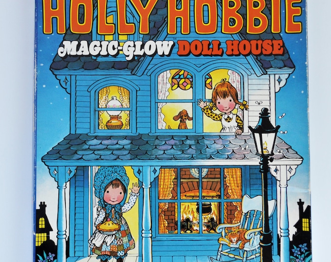 HTF Holly Hobbie Magic Glow Colorforms Doll House, American Greetings ...
