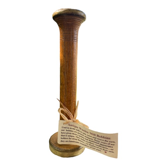 Antique Woolen Mill Bobbin Made in England Wilson Bros. Ltd. - Etsy