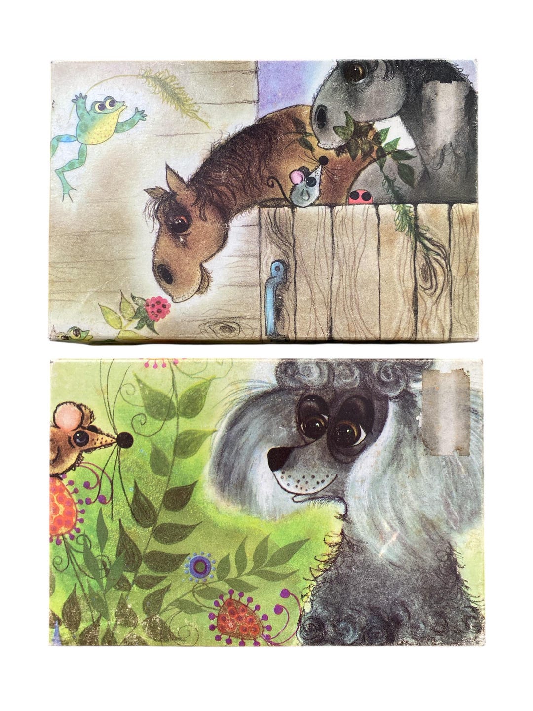 Tuco Miniature Puzzles Kitschy Cute Fifi the Poodle and Dobbin and ...