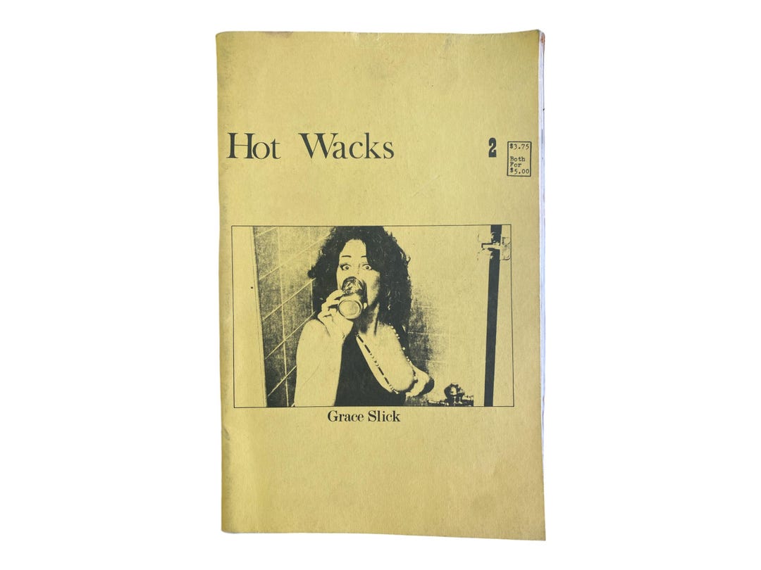 Hot Wacks Issue 1 Volume 2 Grace Slick Cover 1975 Rare 1 of 500 - Etsy