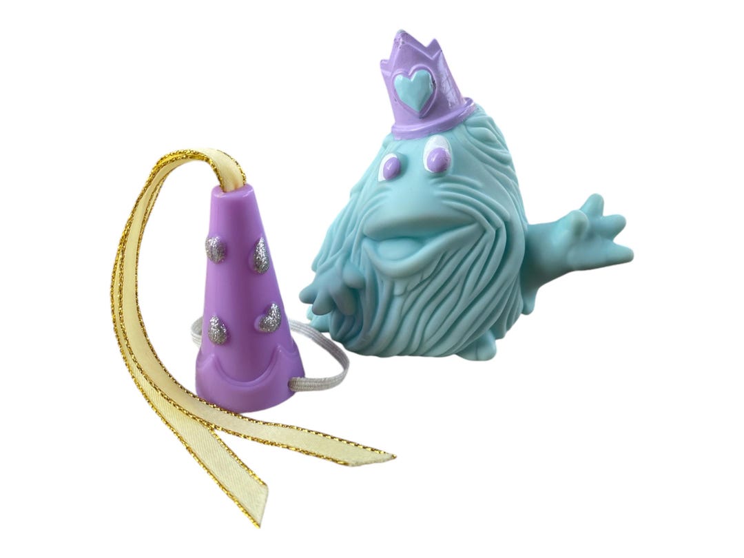 My Little Pony Bushwoolie Hasbro G1 and Purple Damsel Hat Accessories ...