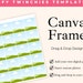 2x2 Square Tile Template, Twinchies Canva Frame, Drag and Drop Your ...