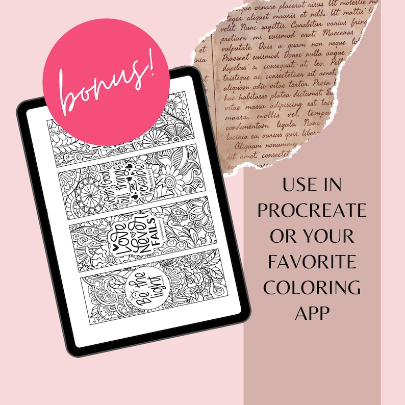Printable Christian Coloring Bookmarks | Bible Verse Floral Bookmarks ...