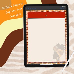 Digital Note Pad, Hyperlinked Notebook, Monthly Notes Keeper, PDF ...