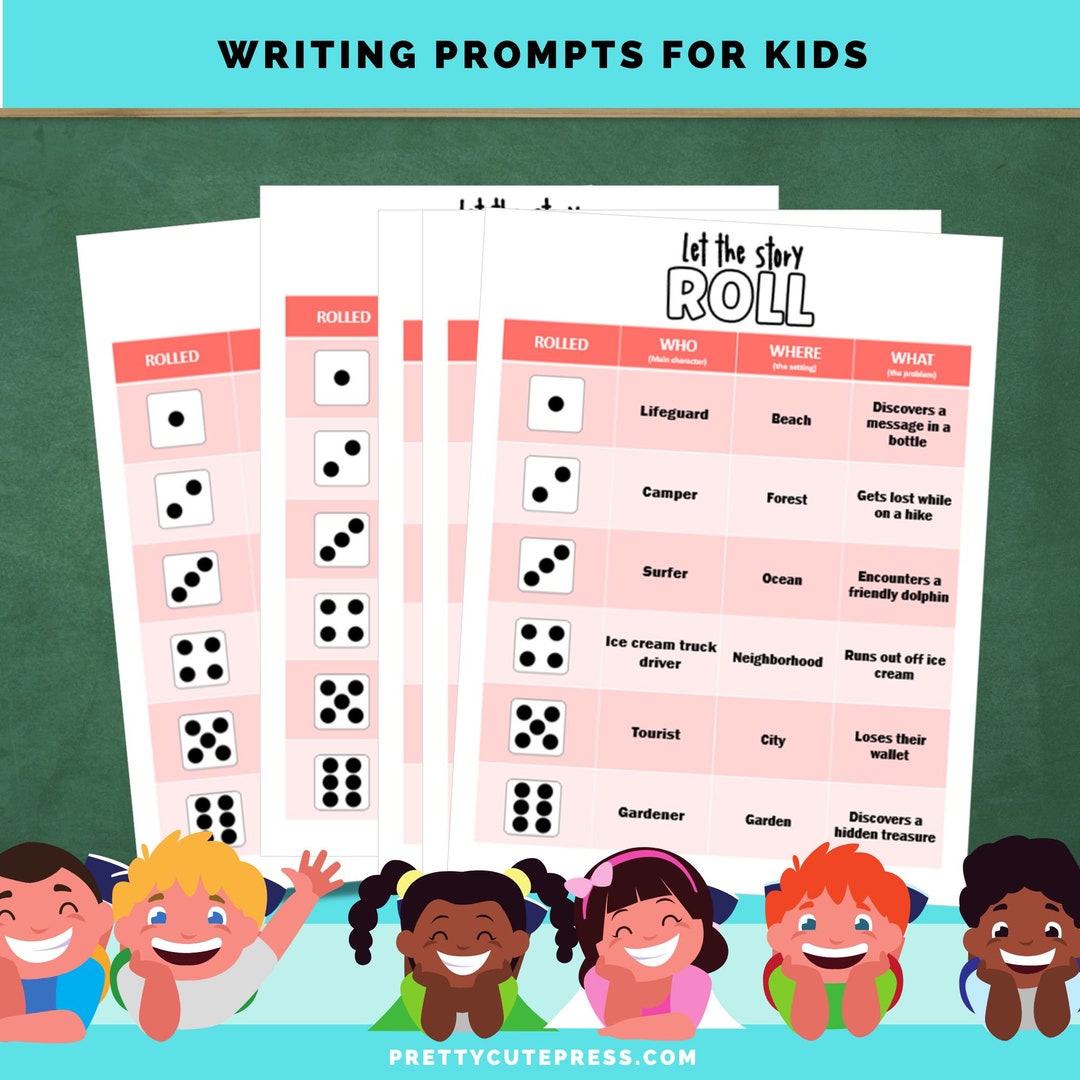 Story Starter Prompts for Kids, Creative Writing Prompts Printable for ...