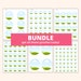 3 Round Circle Template Custom Canva Frame DIY Blank Collage Sheet for ...