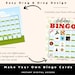 Bingo Card Template, DIY Custom Bingo Canva Frame, Printable Game Board ...